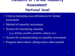 05 (b)module g doing causality assessment 2_nov05 | PPT