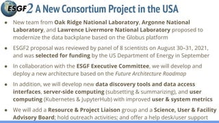 Building the Next Generation Earth System Grid Federation (ESGF2) | PPT