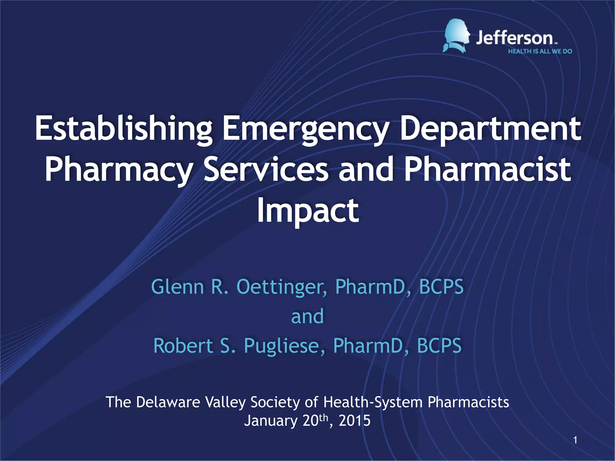 ED Pharmacist DVSHP CE Cover Page | PDF