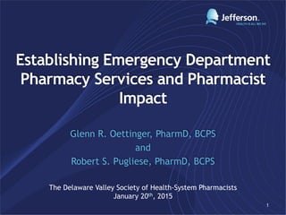 ED Pharmacist DVSHP CE Cover Page | PDF