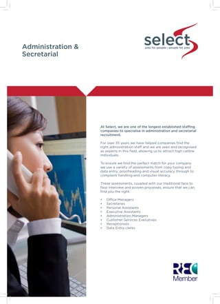 Admin and Secretarial | PDF