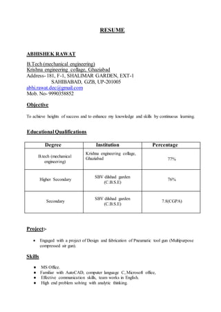 abhishek rawat new | DOCX