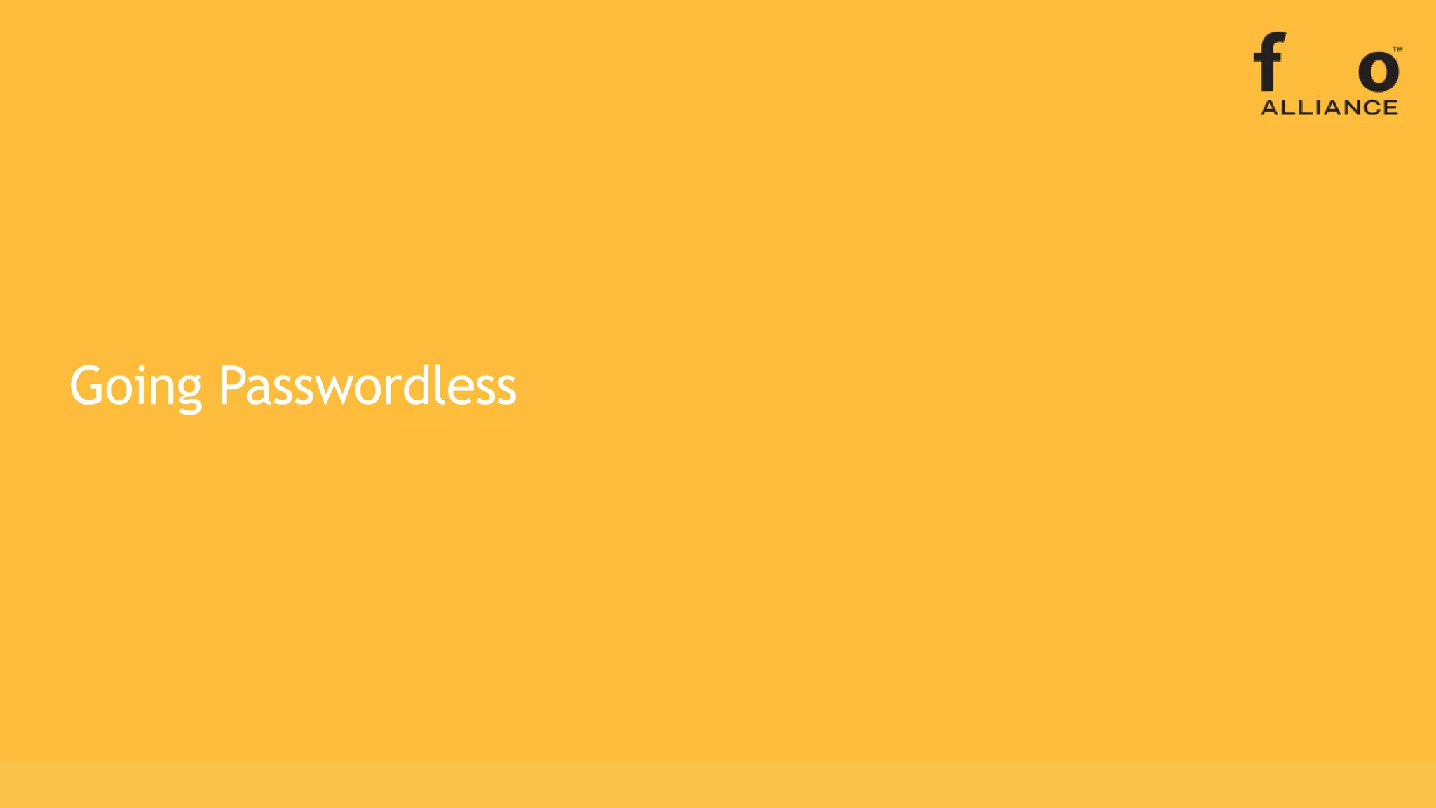 Going Passwordless with Microsoft | PPTX
