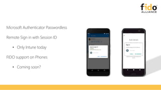 Going Passwordless with Microsoft | PPTX