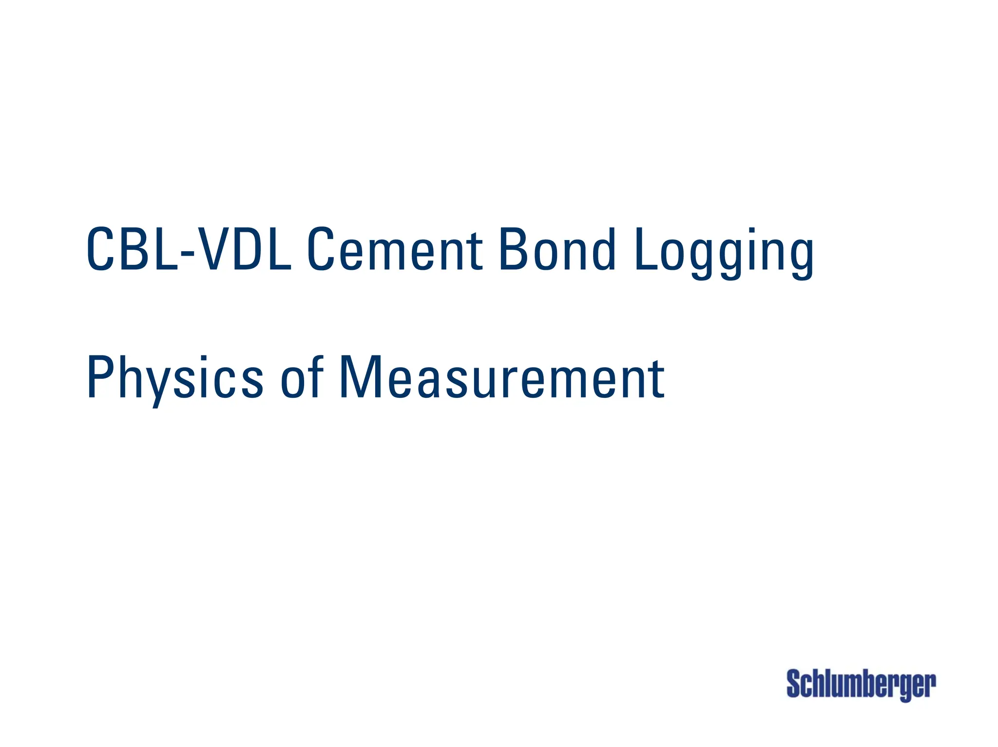 Cbl Vdl Cement Bond Logging Basic Theory And Interpretation Pdf