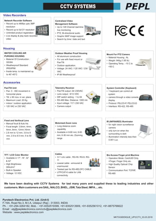 High-Definition Surveillance: The CCTV Catalogue | PDF | Cameras and ...