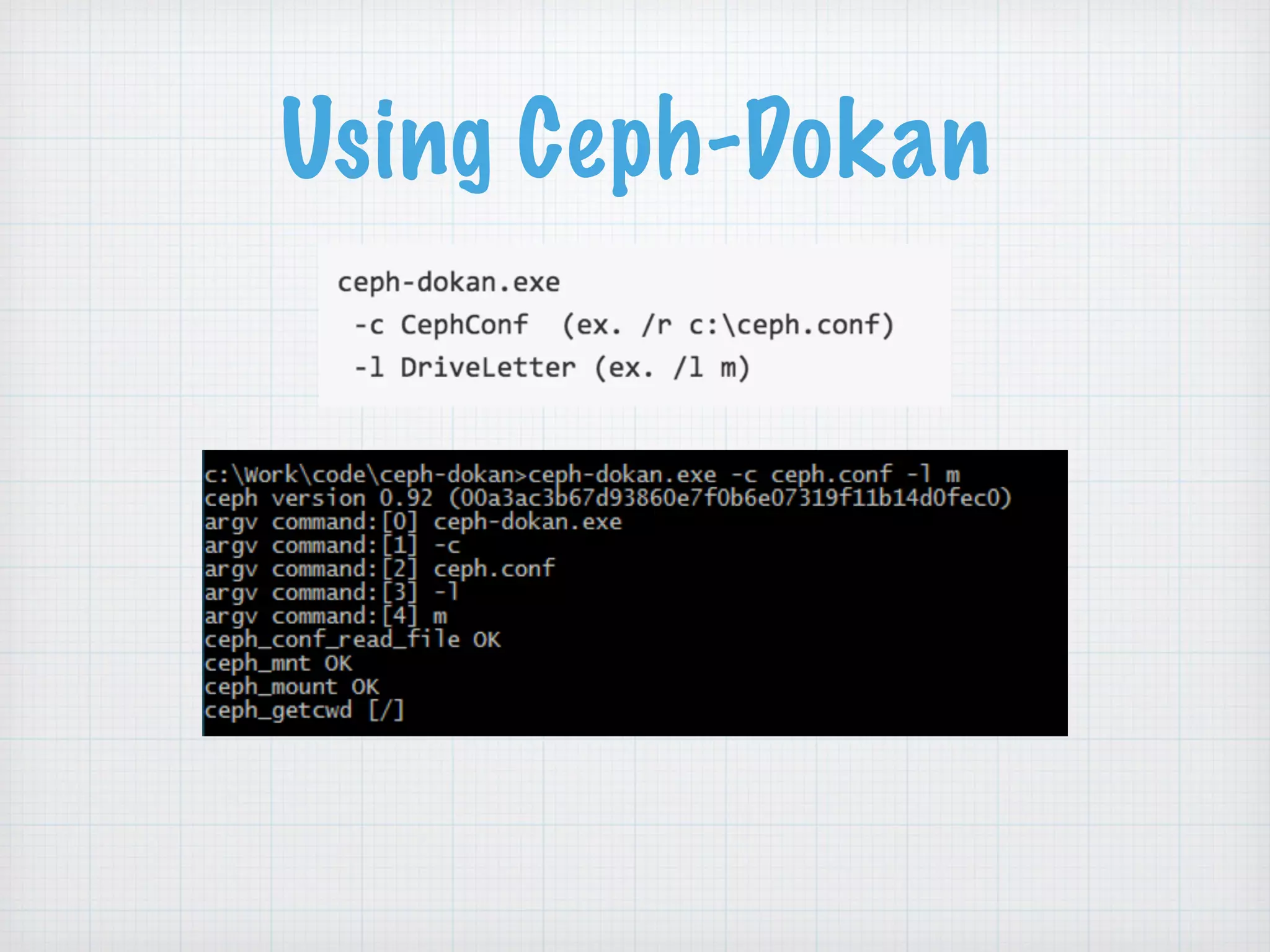 Ceph Day Beijing: Ceph-Dokan: A Native Windows Ceph Client | PDF