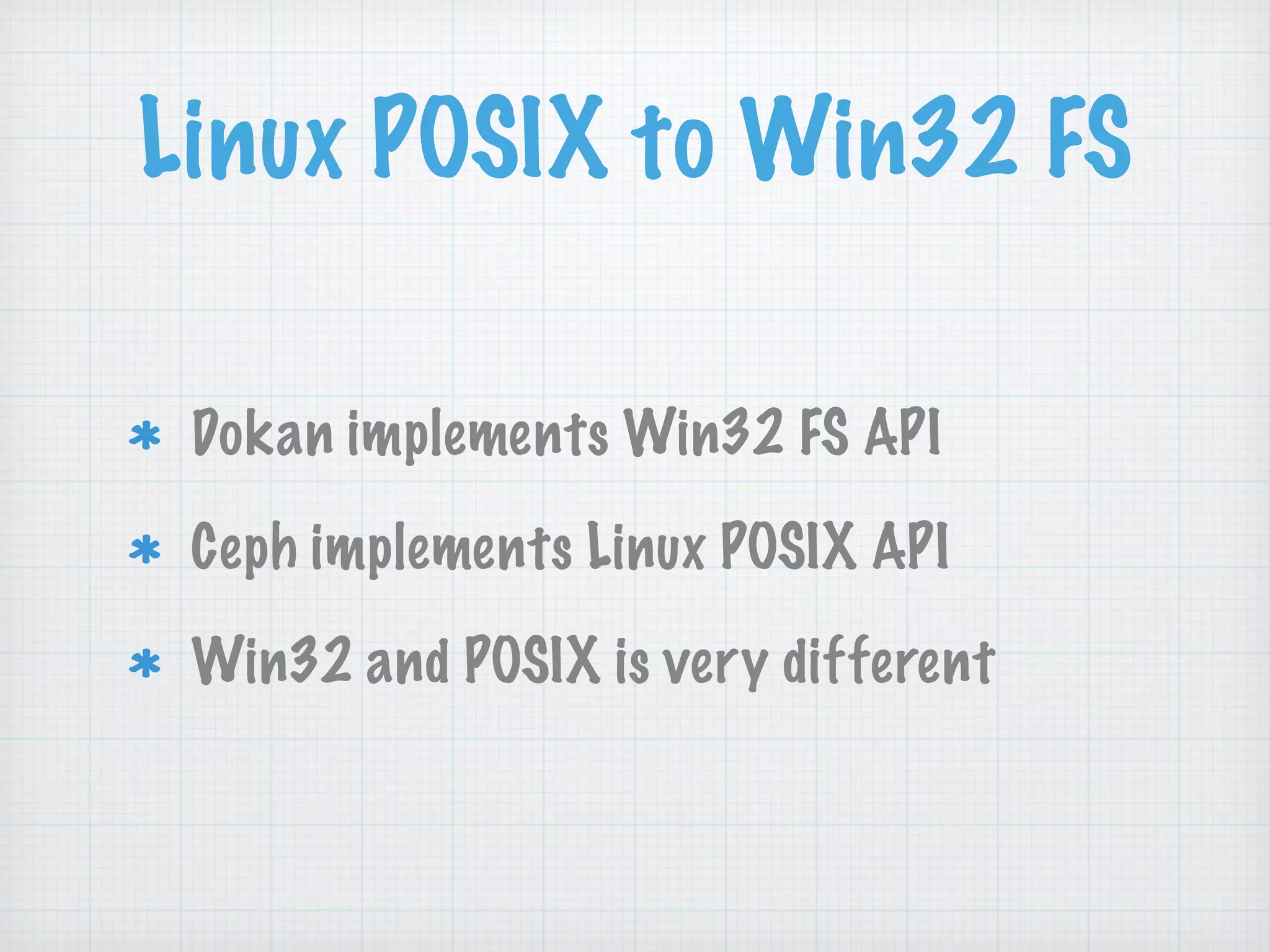 Ceph Day Beijing: Ceph-Dokan: A Native Windows Ceph Client | PDF