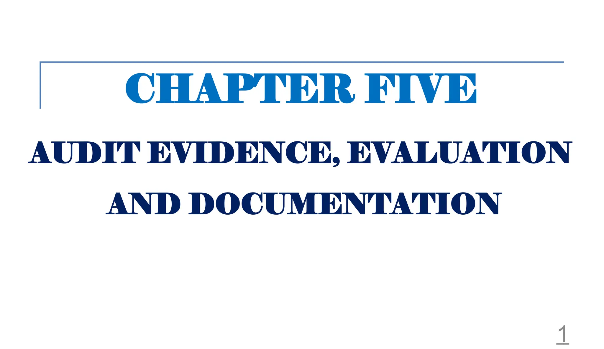 05 CH-5 Audting-2.ppt-class.ppt material | PPT