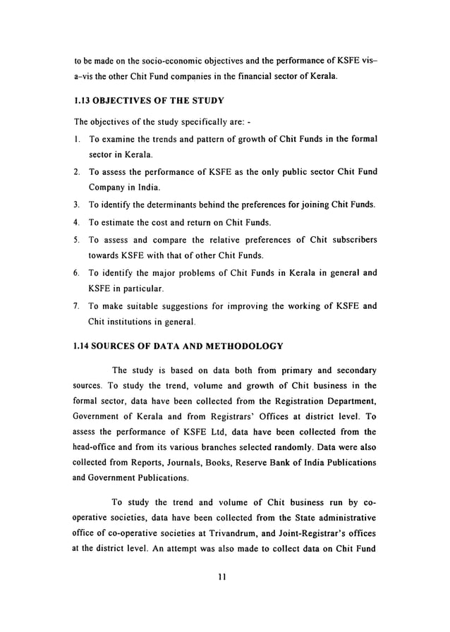 project on chit fund | PDF