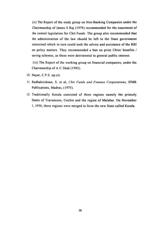 project on chit fund | PDF