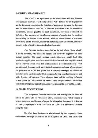 project on chit fund | PDF