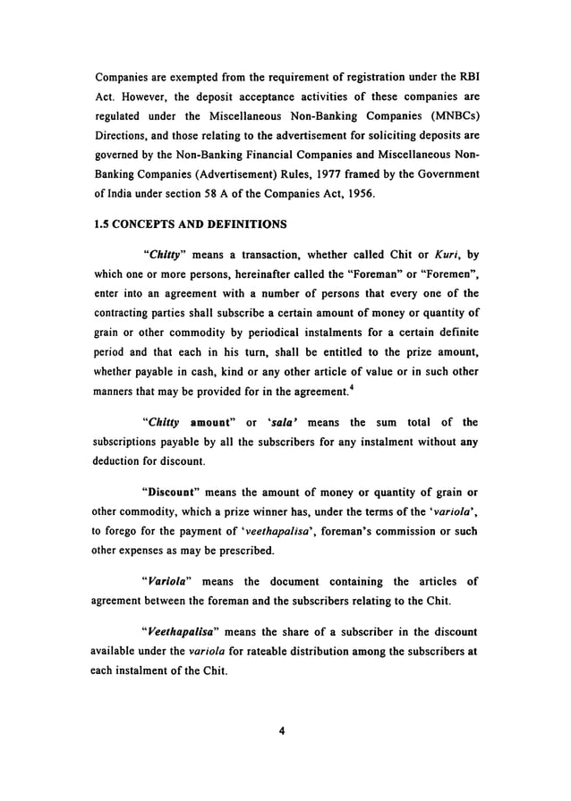 project on chit fund | PDF