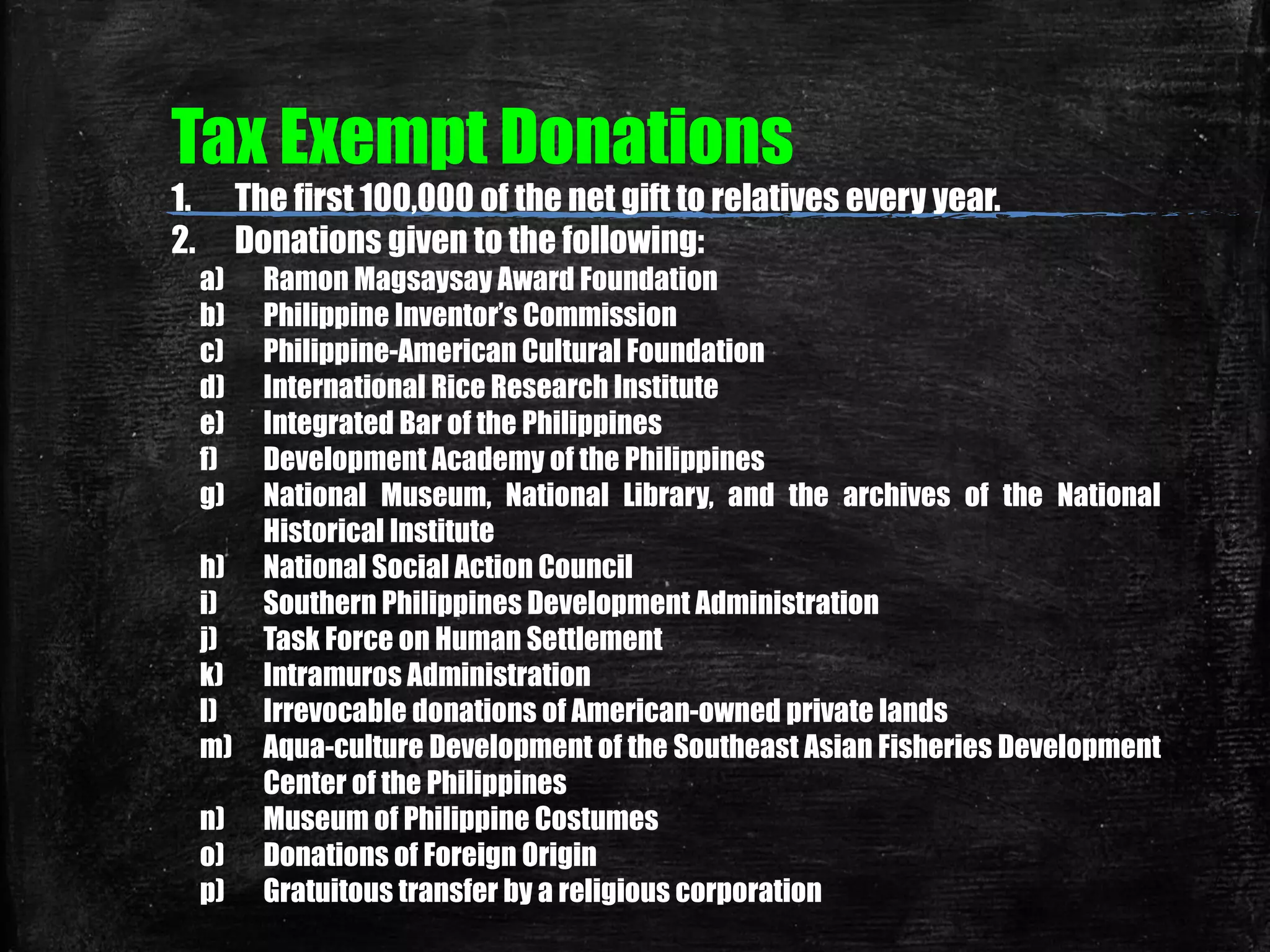 05 chapter 6 donor's tax | PPT