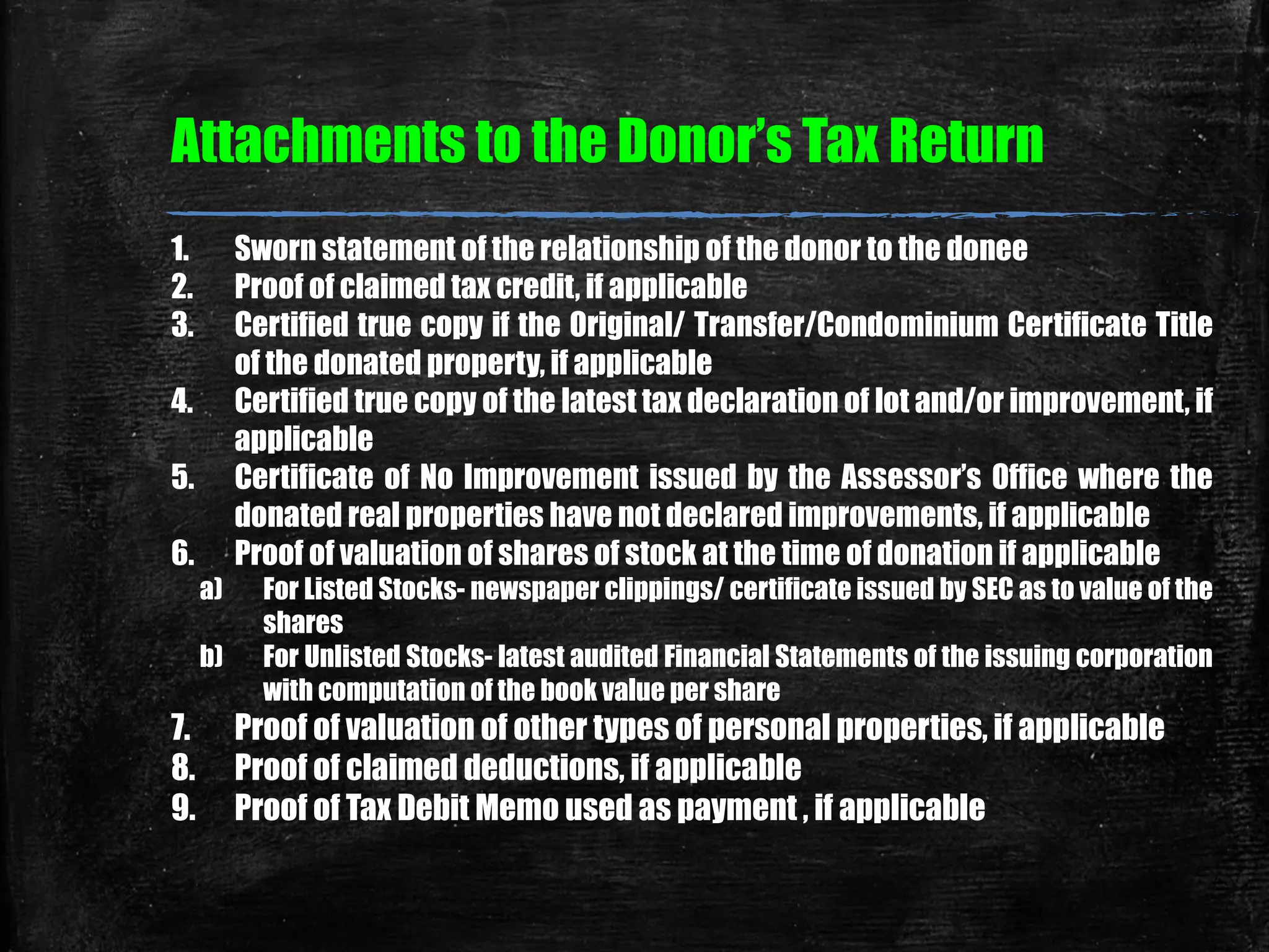 05 chapter 6 donor's tax | PPT