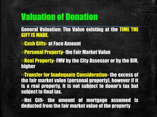 05 chapter 6 donor's tax | PPT