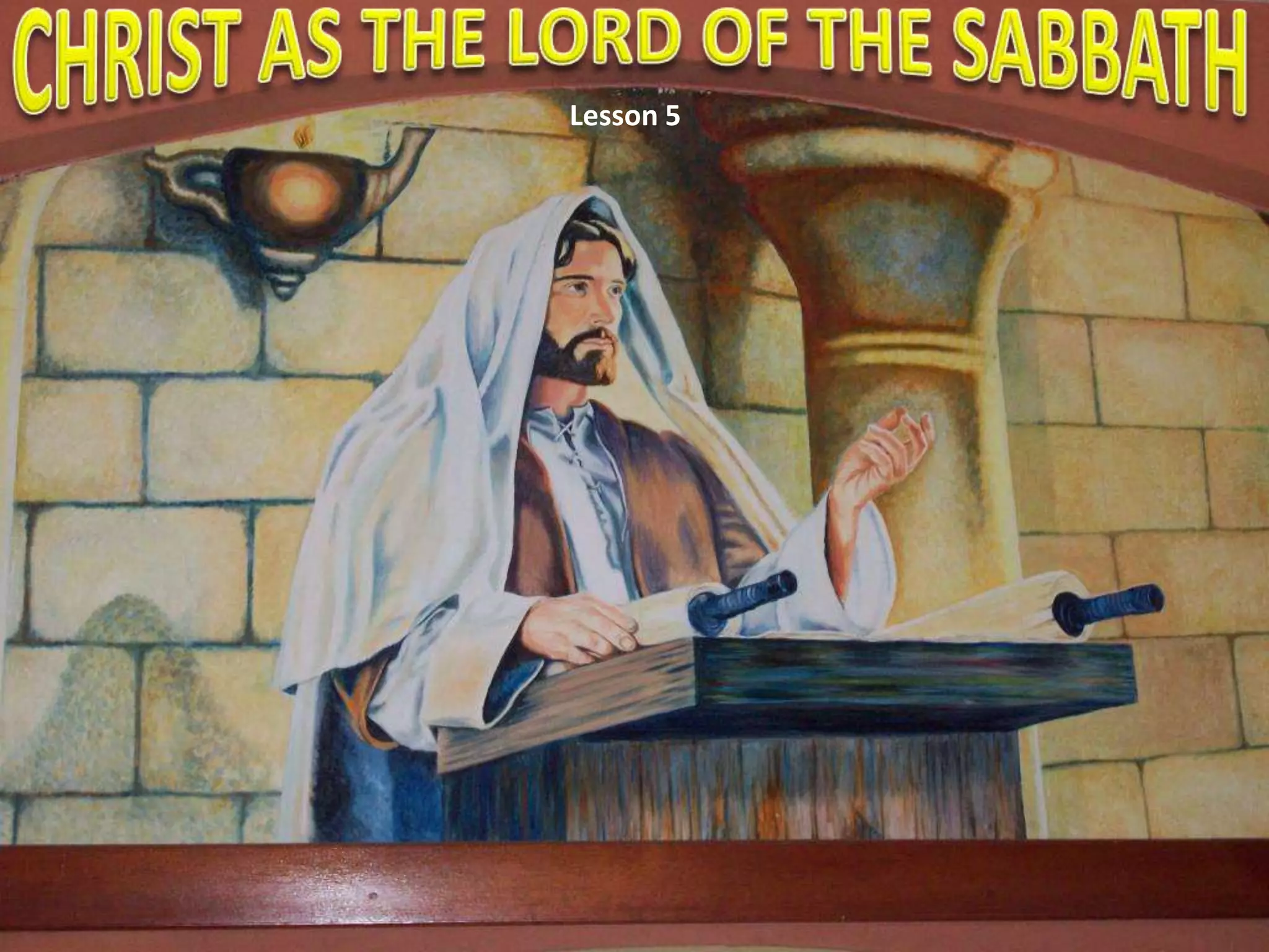 05 christ lord sabbath | PPT