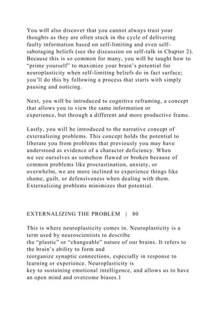 05cognitive reframing and EXTERNALIZING the PROBLEMTh.docx