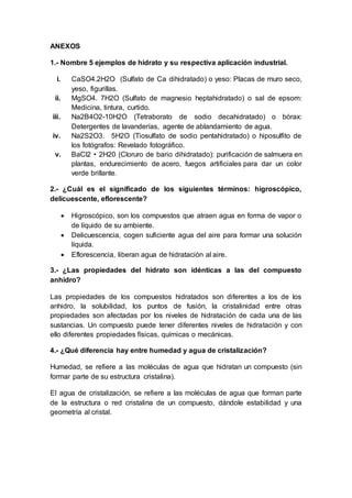 05composicion de un hirdrato | DOCX