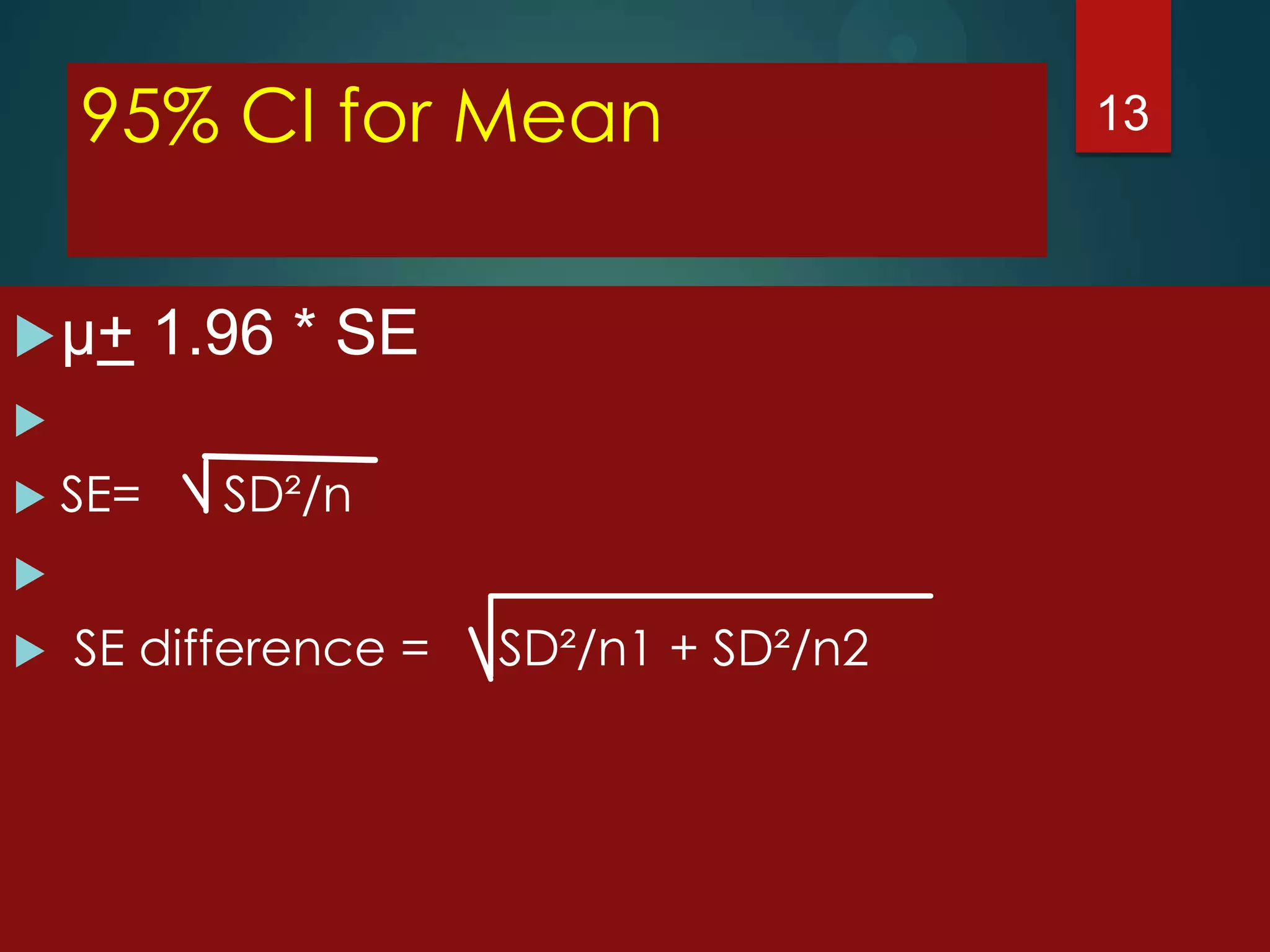 05 confidence interval & probability statements | PPTX