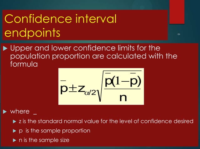 05 confidence interval & probability statements | PPTX