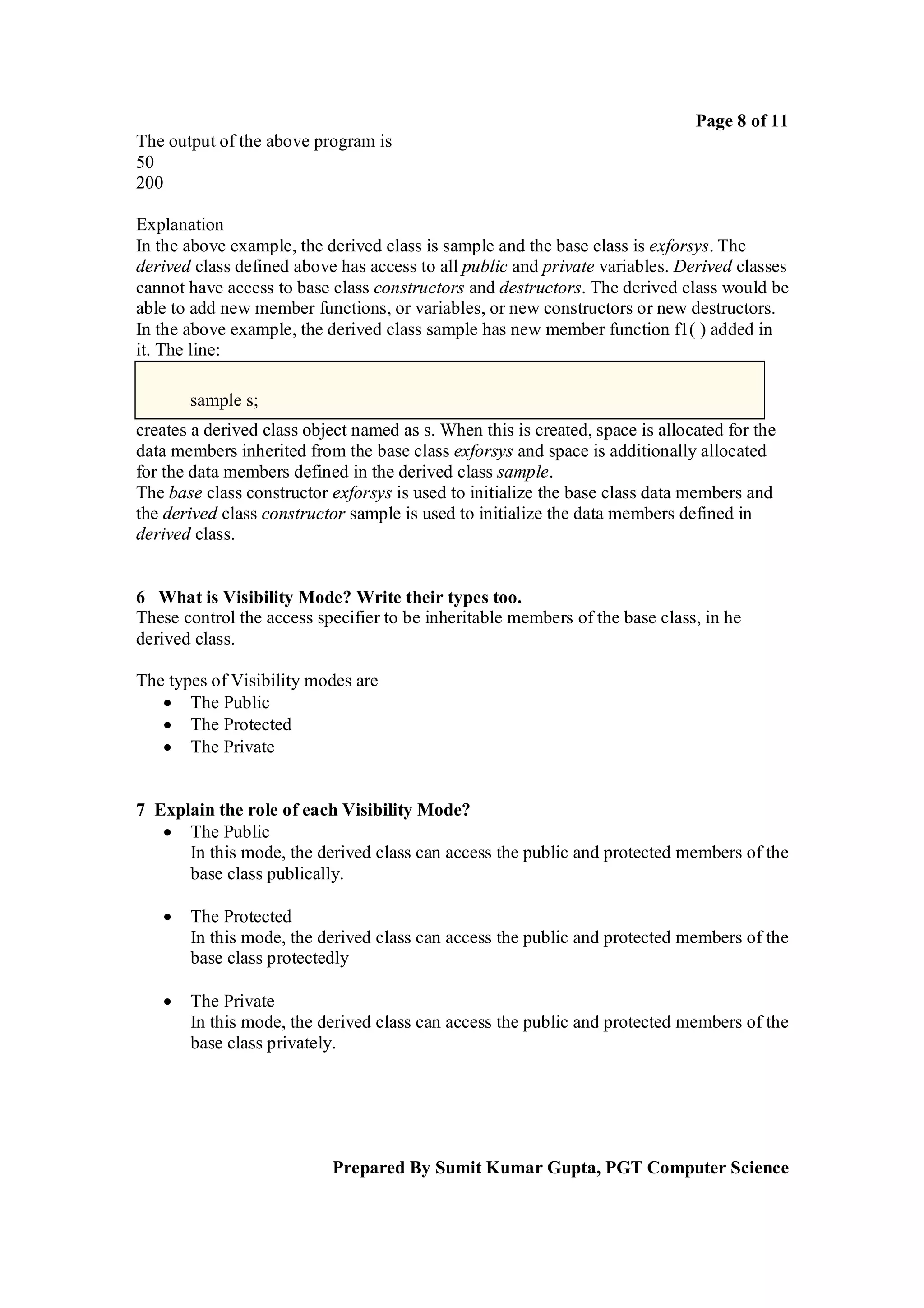 Constructor & destructor | PDF