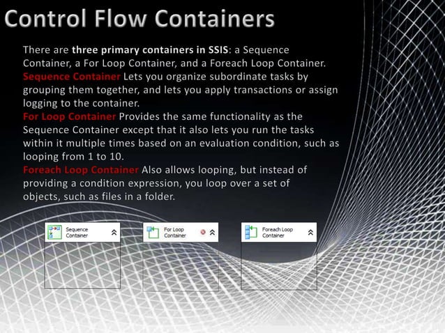 05 SSIS Control Flow | PPT
