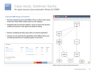 CamundaCon 2018: A Global Workflow Infrastructure (Goldman Sachs) | PDF