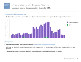 CamundaCon 2018: A Global Workflow Infrastructure (Goldman Sachs) | PPT