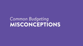 Budgeting Basics - It's a Money Thing | PDF