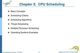 cpu scheduling | PPTX