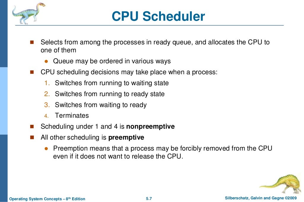cpu scheduling