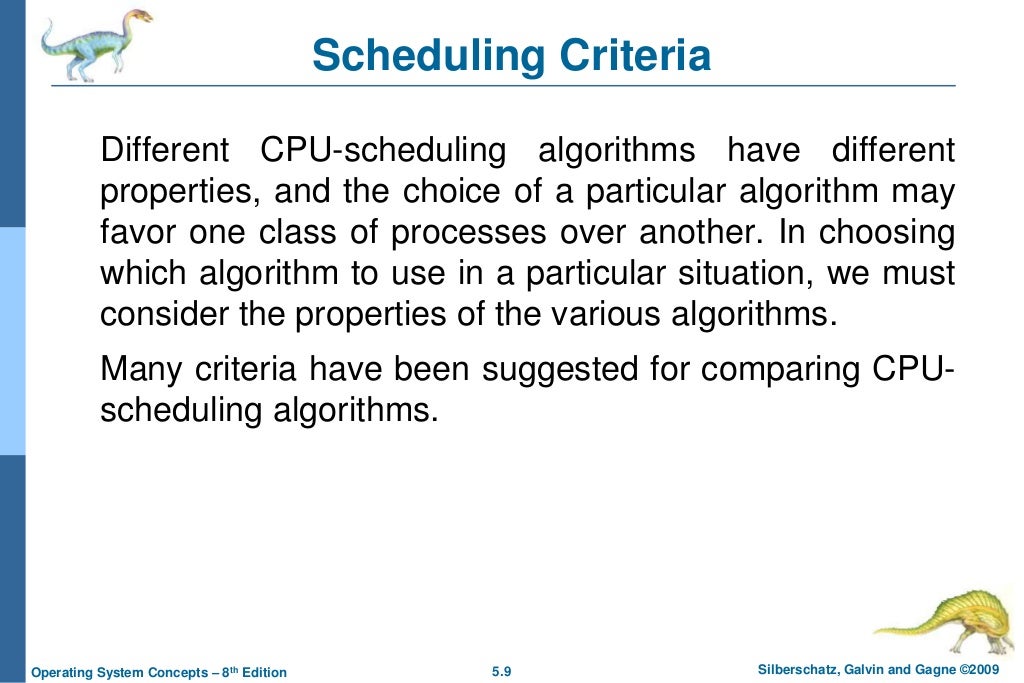 cpu scheduling