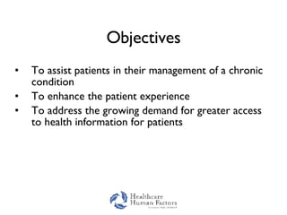 InfoWell Patient Portal: A Case of Patient-Centred Design [05 Cr2 1100 ...
