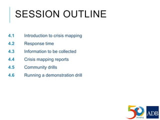 Lesson 5. Crisis Mapping and Community Drills | PPTX