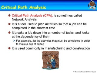 05 critical path analysis | PPT