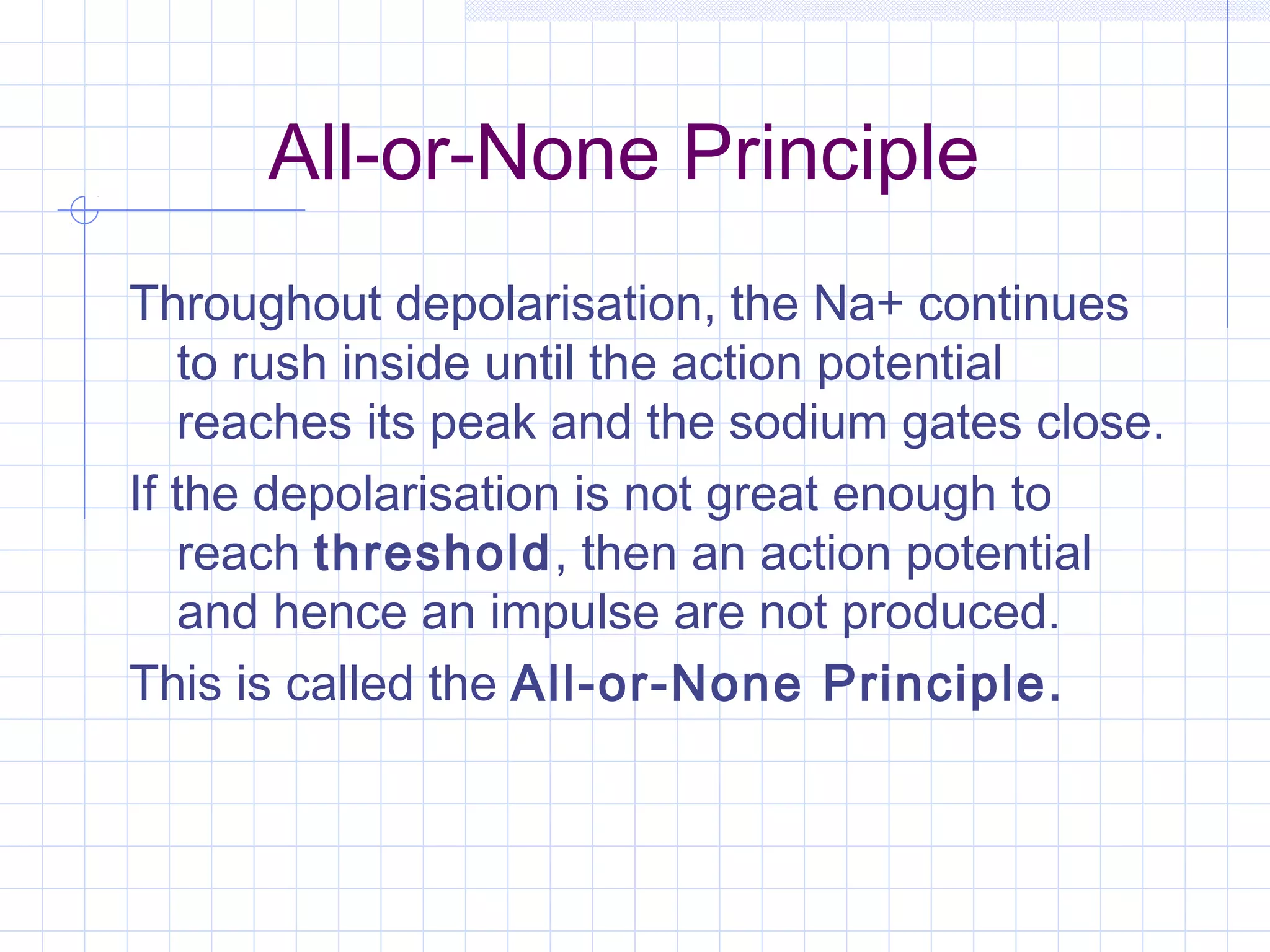 05d neurones & the action potential | PPT | Chemistry | Science