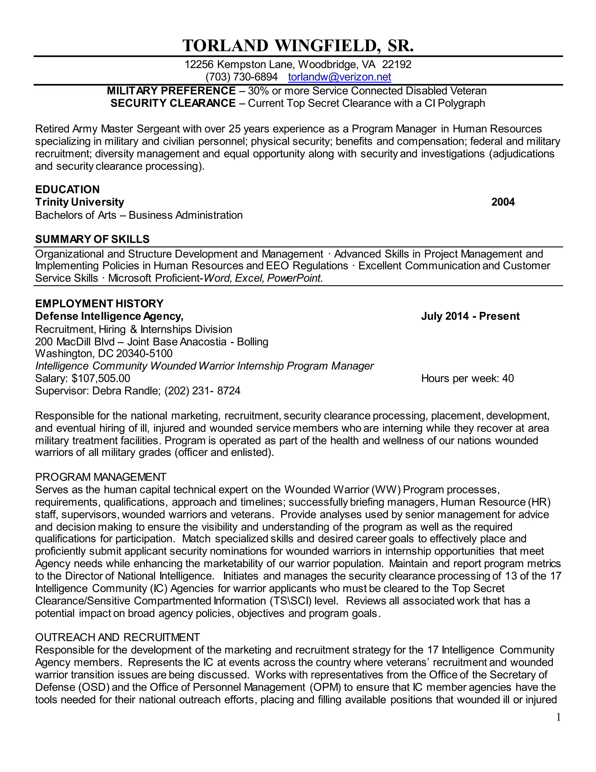Torland New Resume | DOCX