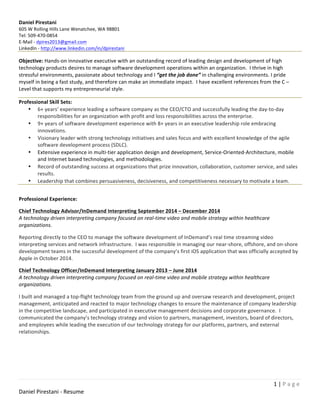 dp_Resume.final | PDF