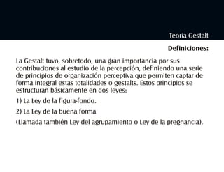 Teoria gestalt | PDF