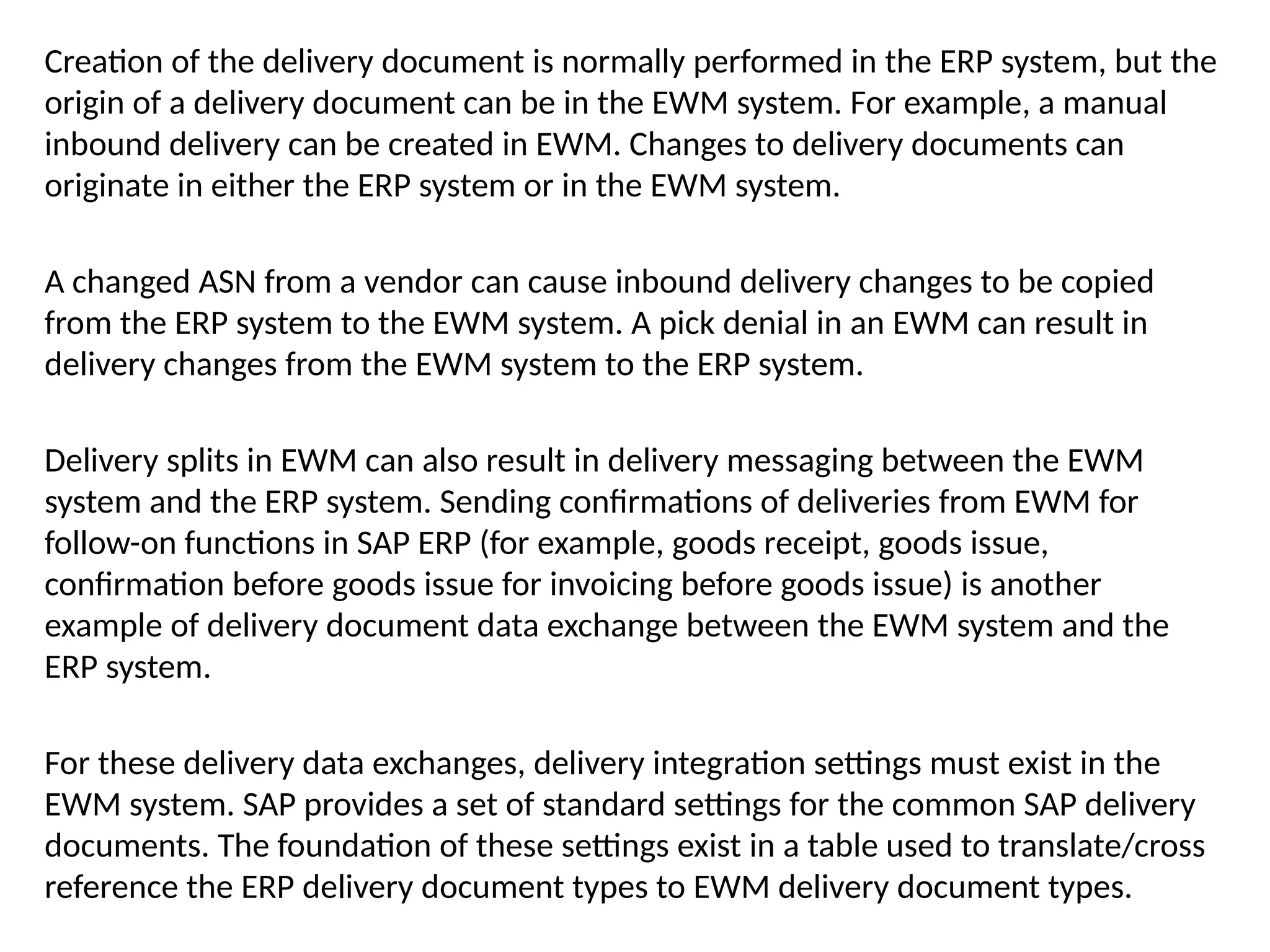 SAP EWM Delivery integration processing in SAP S4 HANA | PPTX