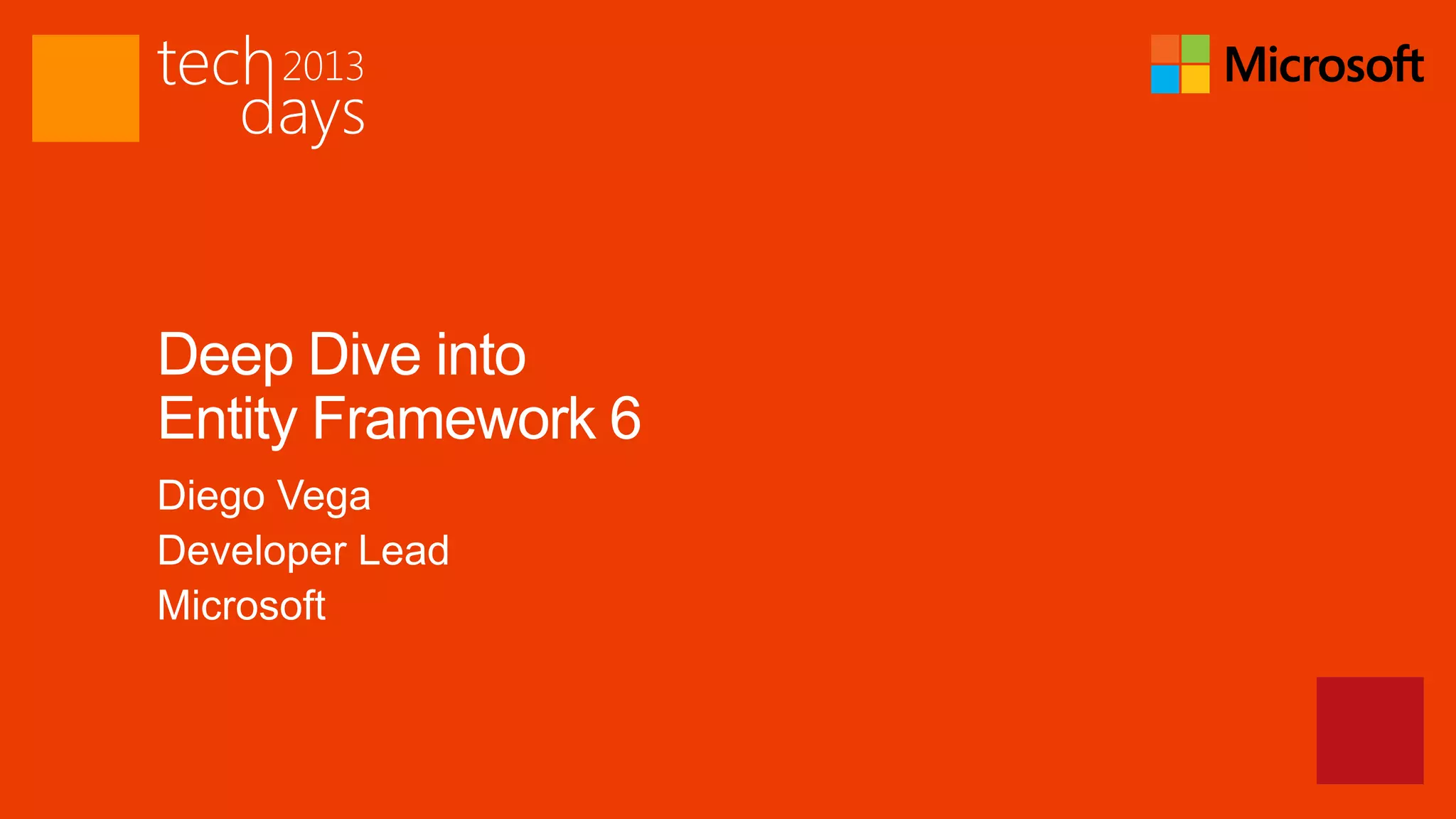 Deep Dive Into Entity Framework 6 0 Ppt