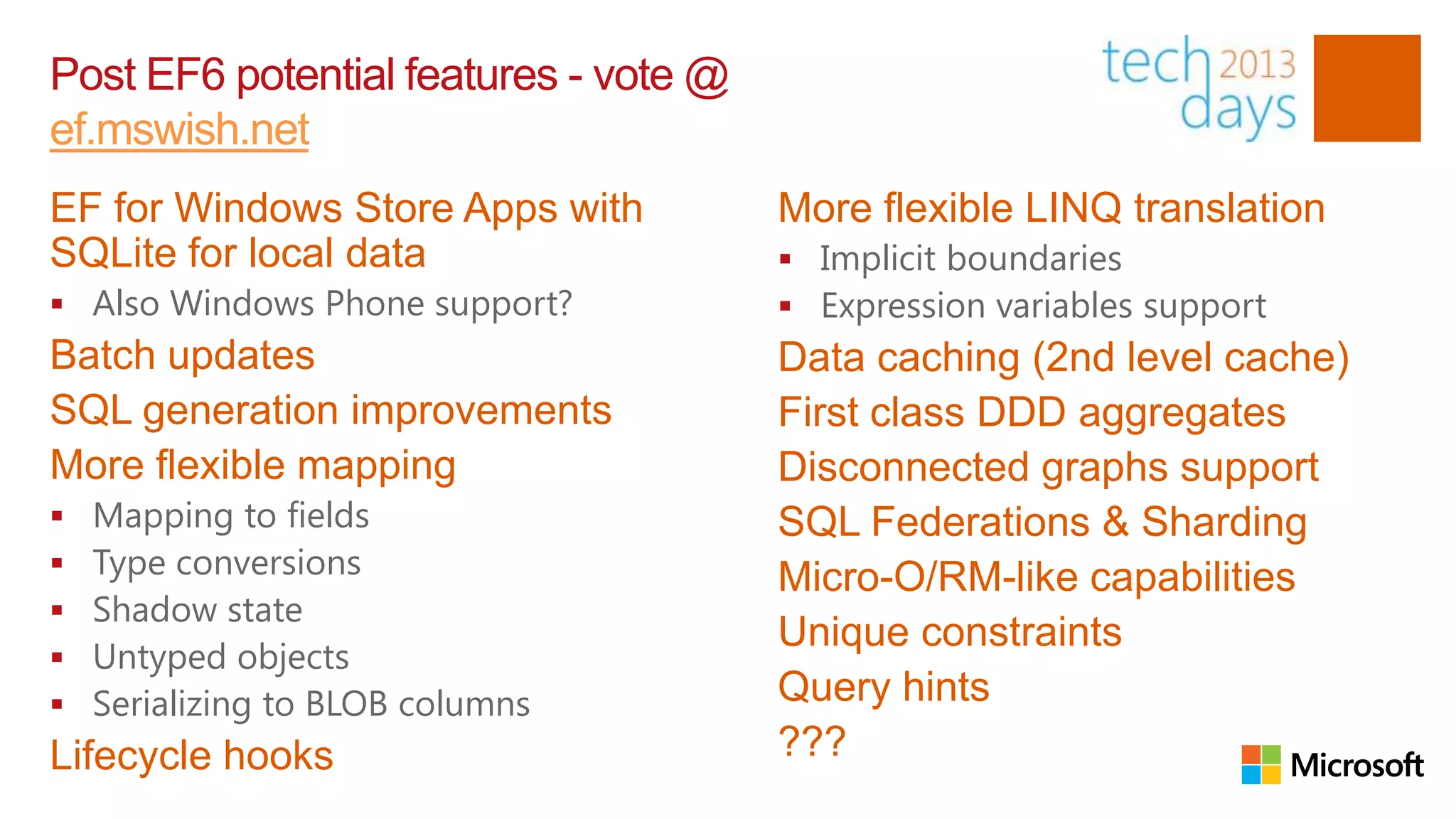Deep Dive into Entity Framework 6.0 | PPTX