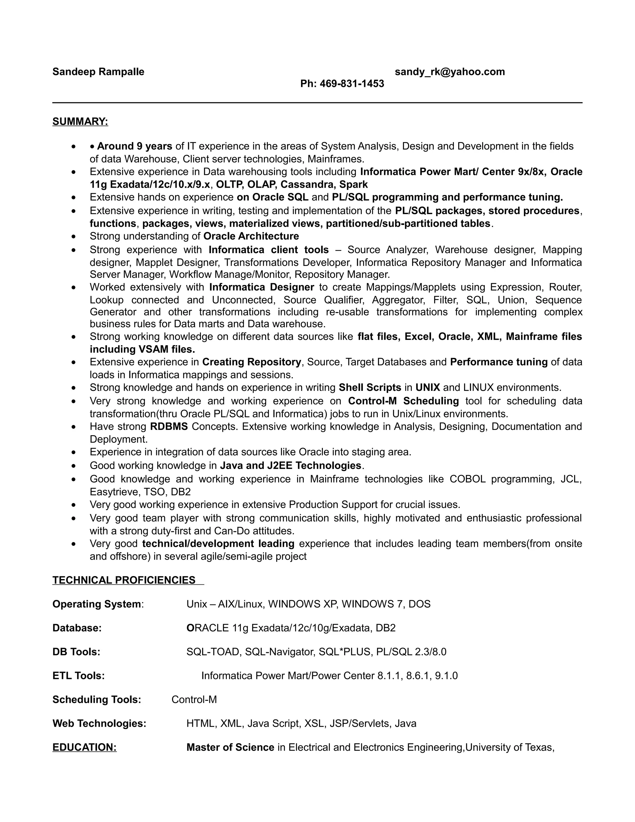 Sandeep_Rampalle_Resume | DOC
