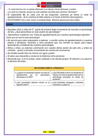 05 DIC - COM . PLANIFICAN CARTAS - 5TO GRADO.docx