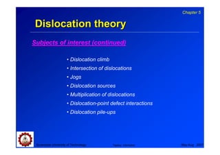 05 dislocation theory | PDF