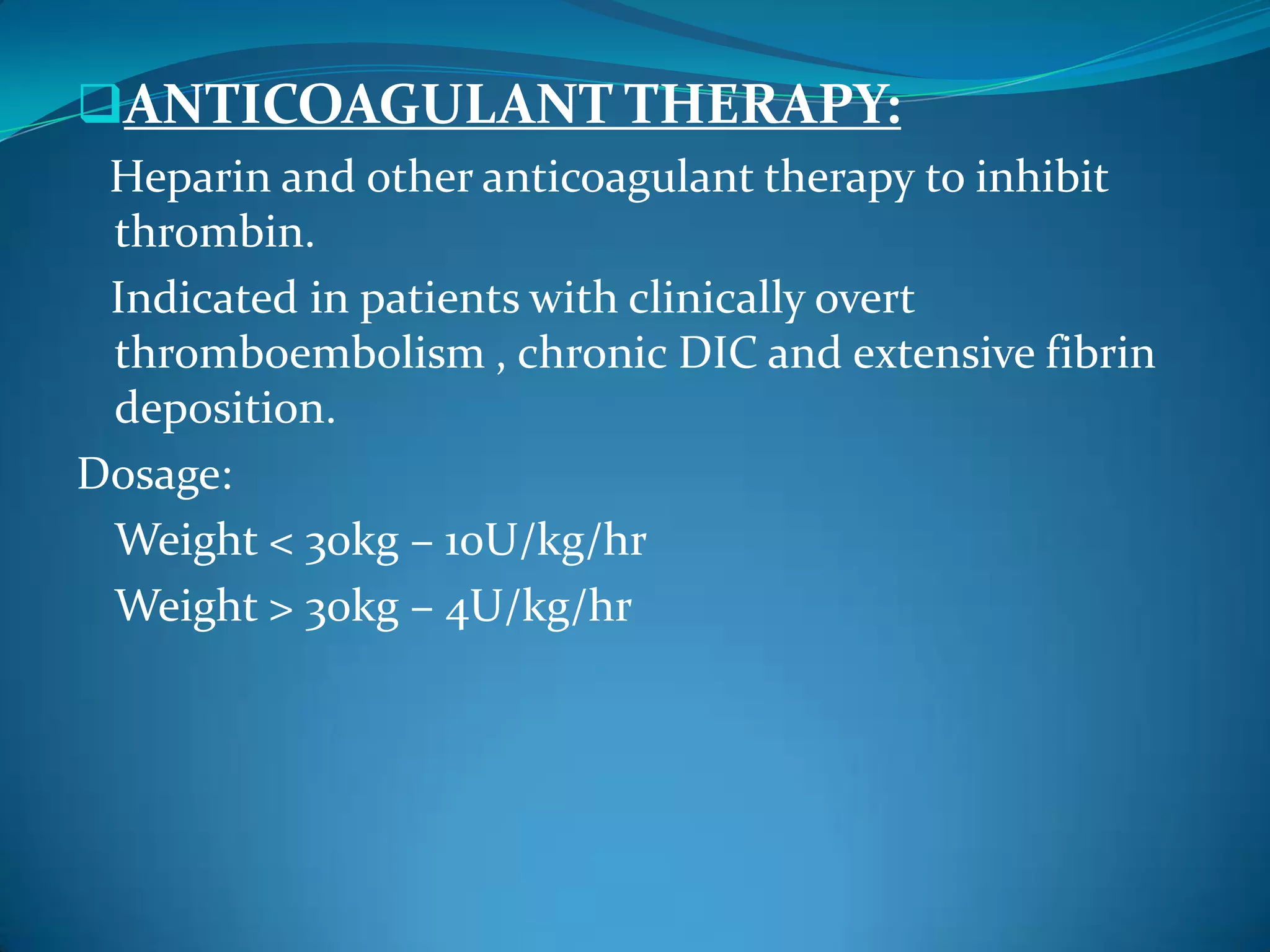 05 disseminated intravascular coagulation | PPTX