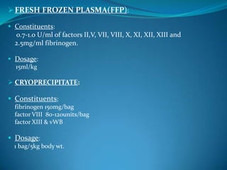 05 disseminated intravascular coagulation | PPTX