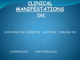 05 disseminated intravascular coagulation | PPTX
