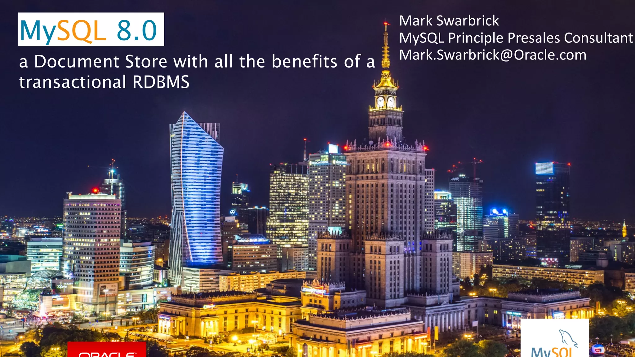 MySQL NoSQL Document Store | PPT